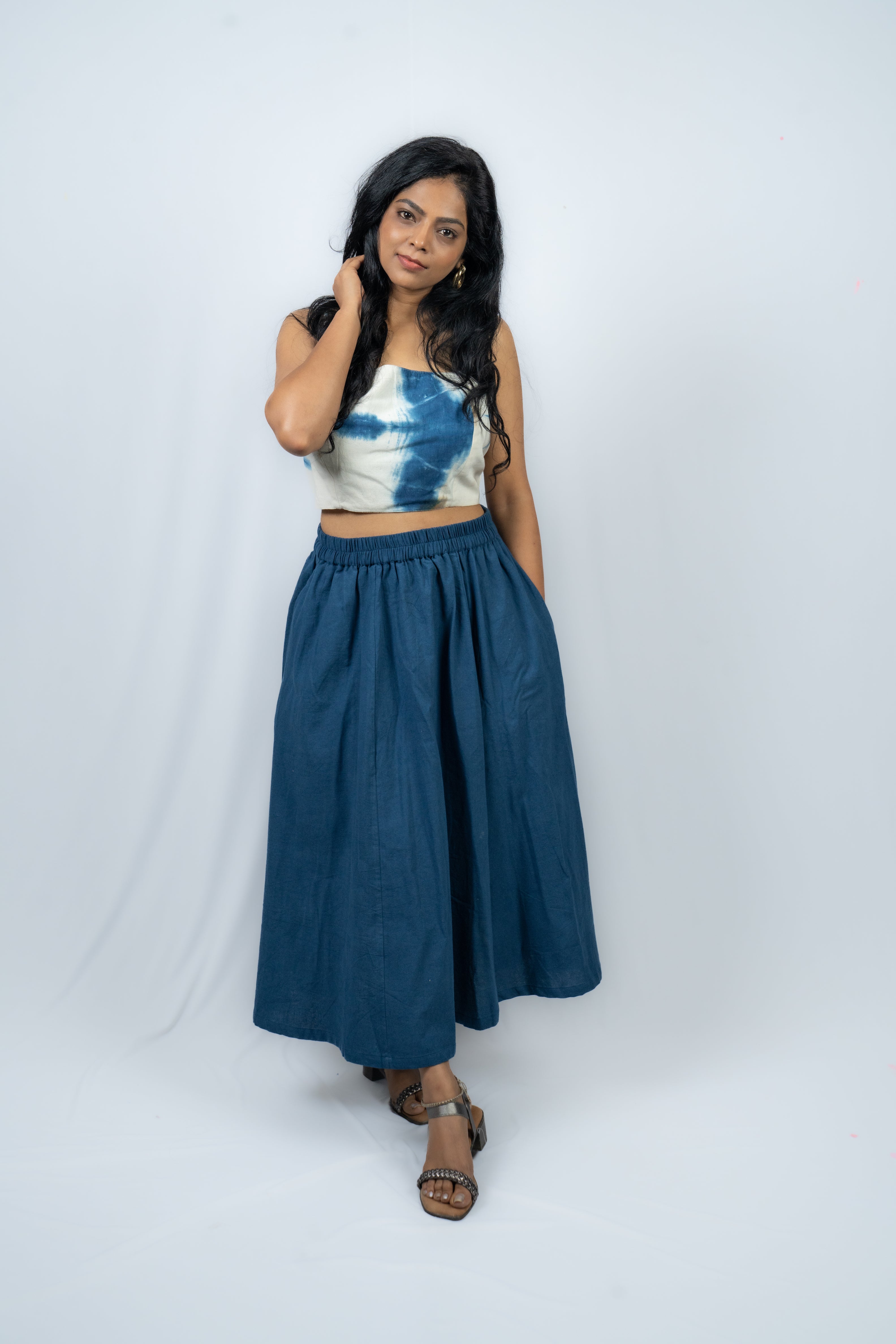 Jala midi skirt – Singaarabykavya